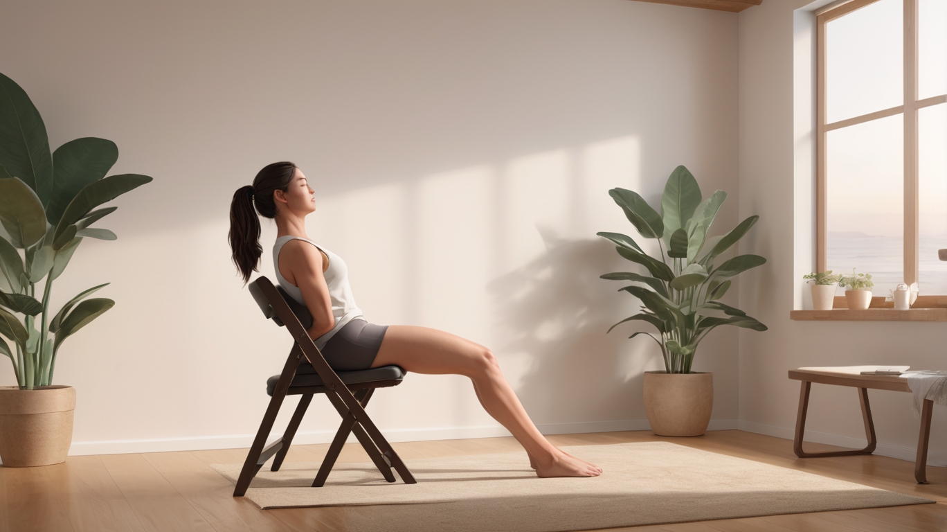50+ Essential Chair Yoga poses for Office Workers