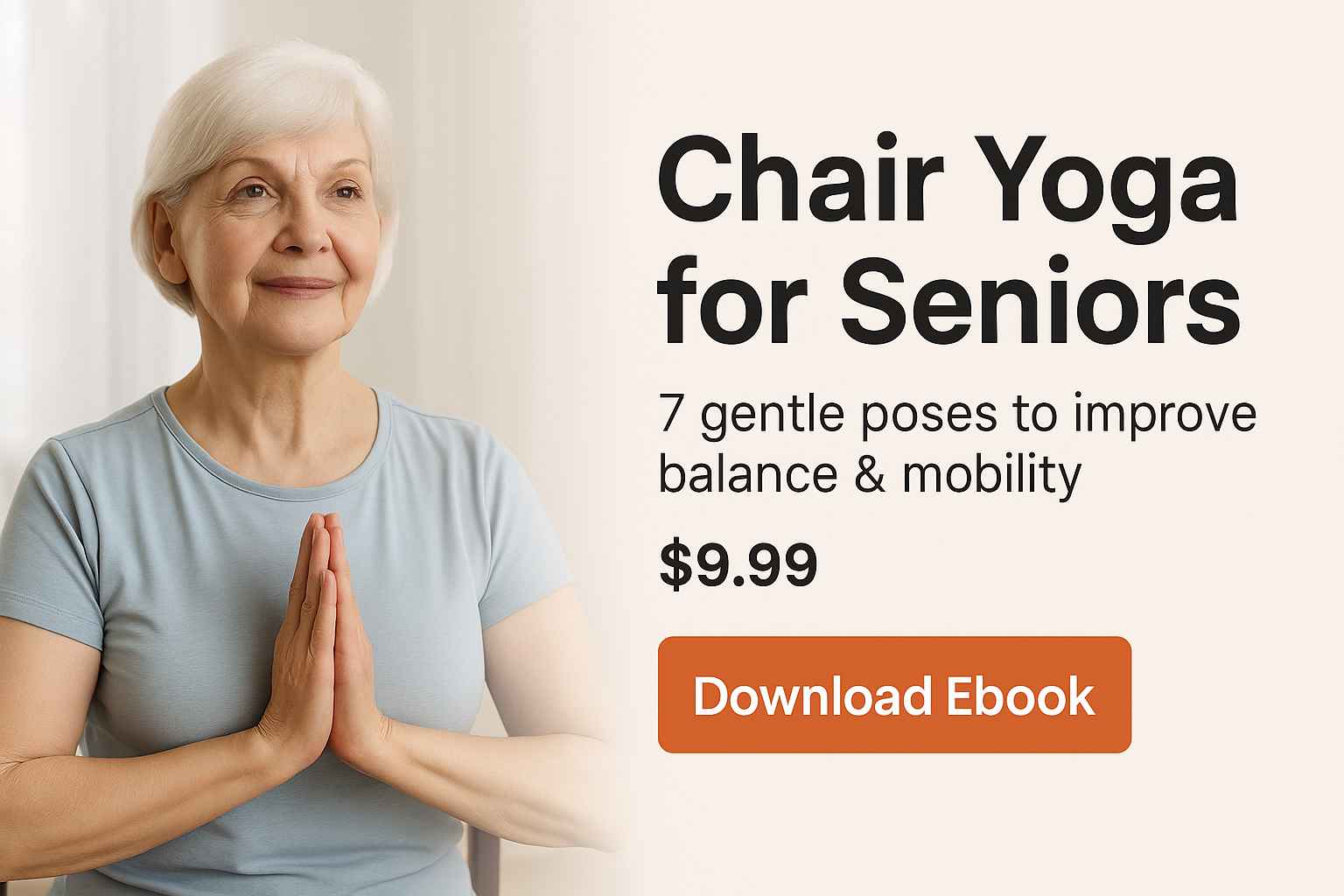 Free Printable Chair Yoga Exercise for Seniors (PDF Guide) 2025