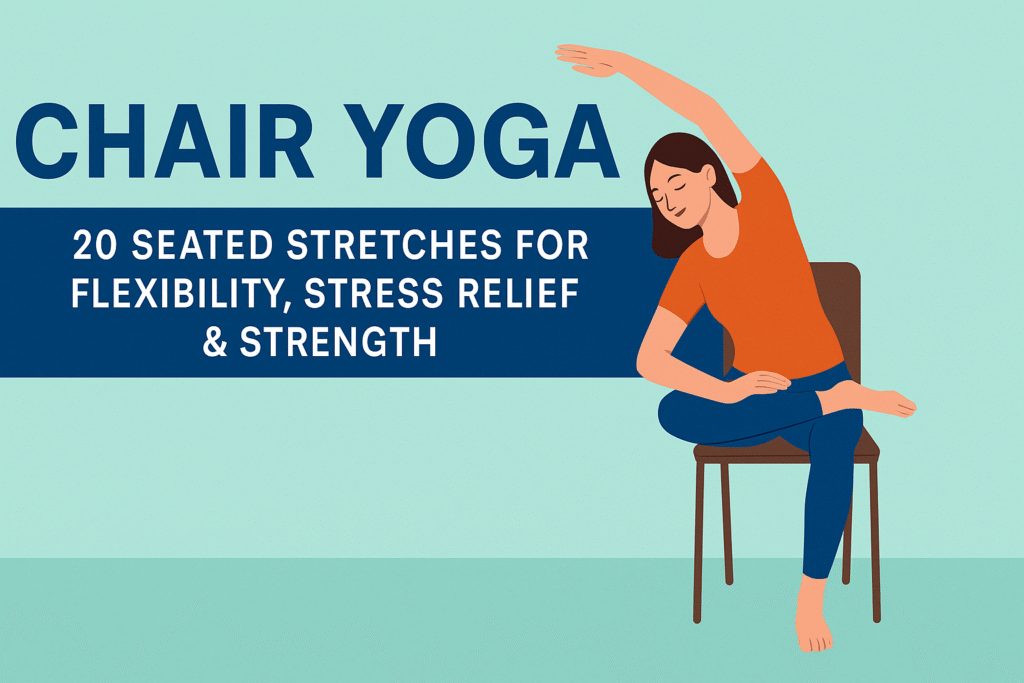 Chair Yoga: 20 Seated Stretches for Flexibility, Stress Relief ...
