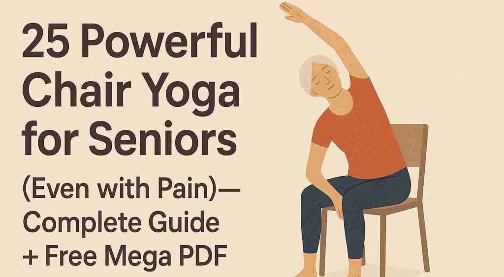 25 Powerful Chair Yoga For Seniors Even With Pain Complete Guide