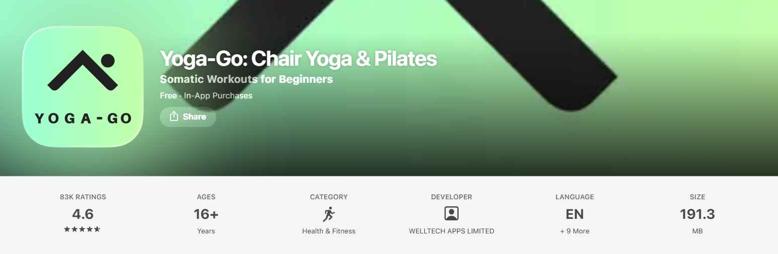 7 Best Chair Yoga Apps in 2025 (Safe Choice for Seniors + Avoid Bad ...