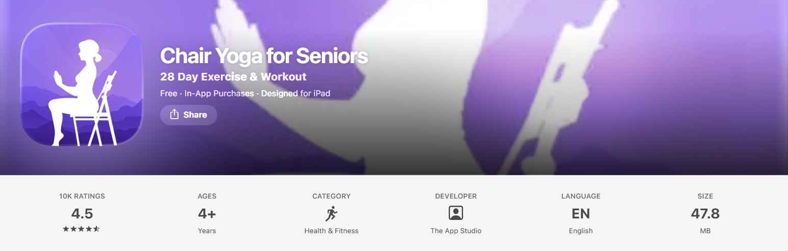 7 Best Chair Yoga Apps in 2025 (Safe Choice for Seniors + Avoid Bad ...